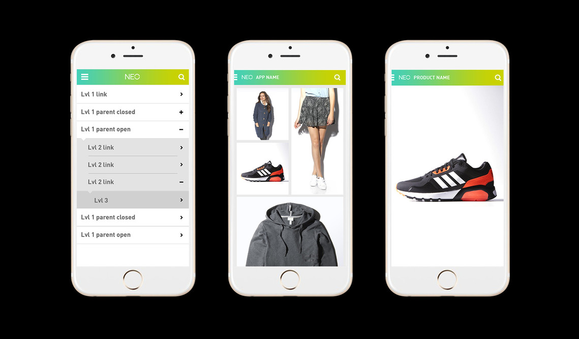 Stephen Poirier Art Director — Mobile Style Guide